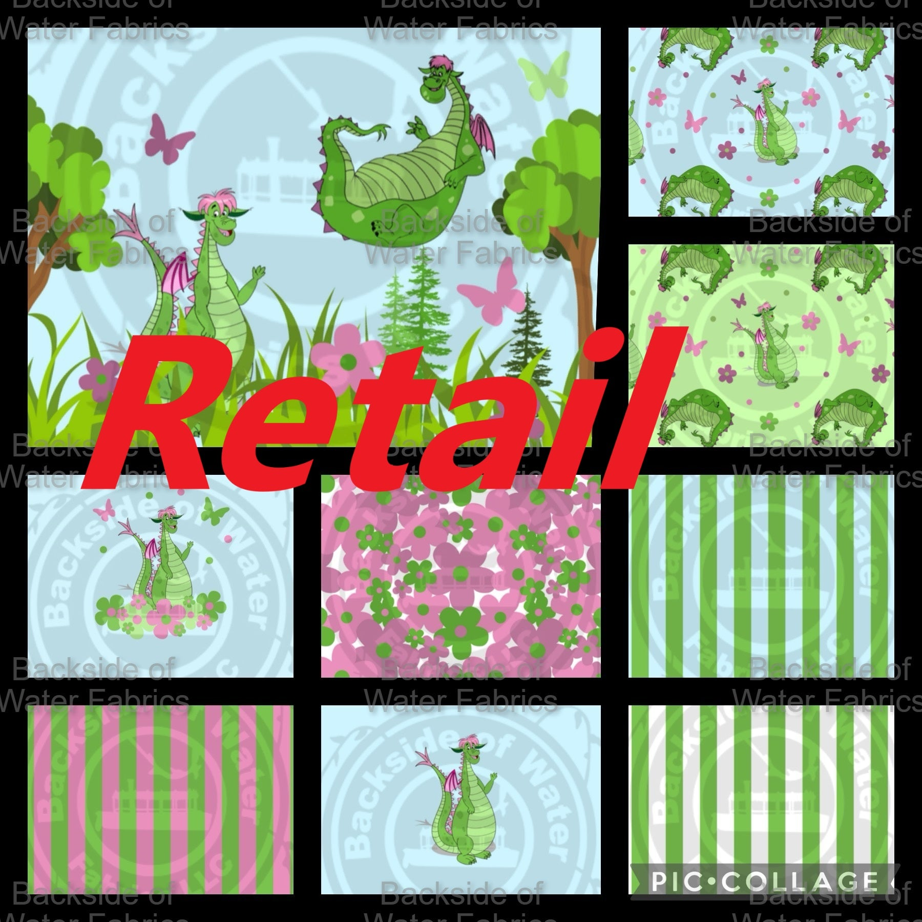 Backside of Water Fabrics